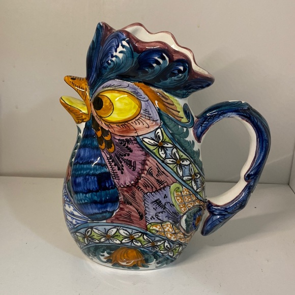 Kitchen | Chicken Pottery Pitcher Made In Grecce | Poshmark